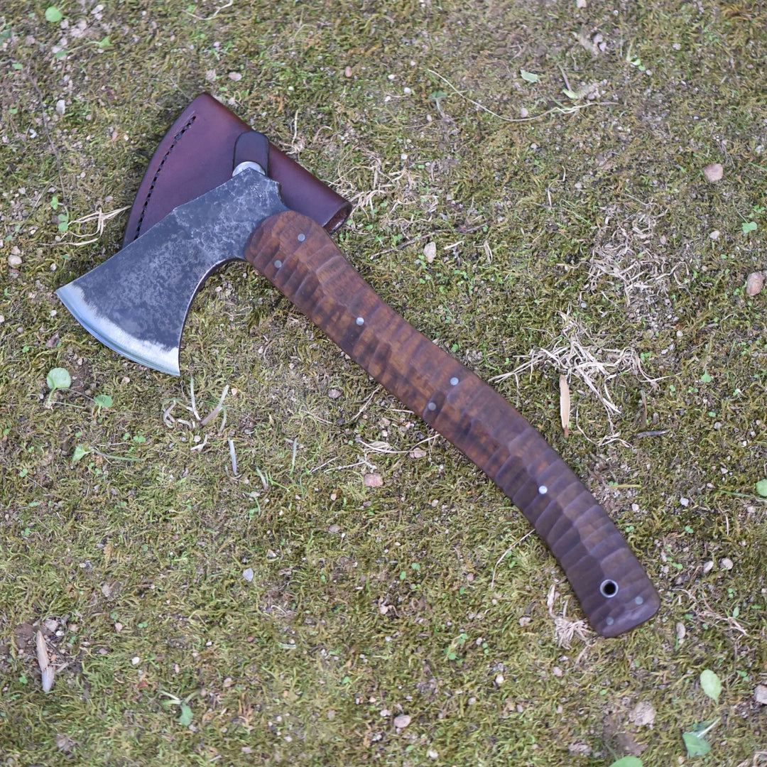 Hatchet, Full-tang with Walnut Scales | Blades for the Field, Kitchen ...